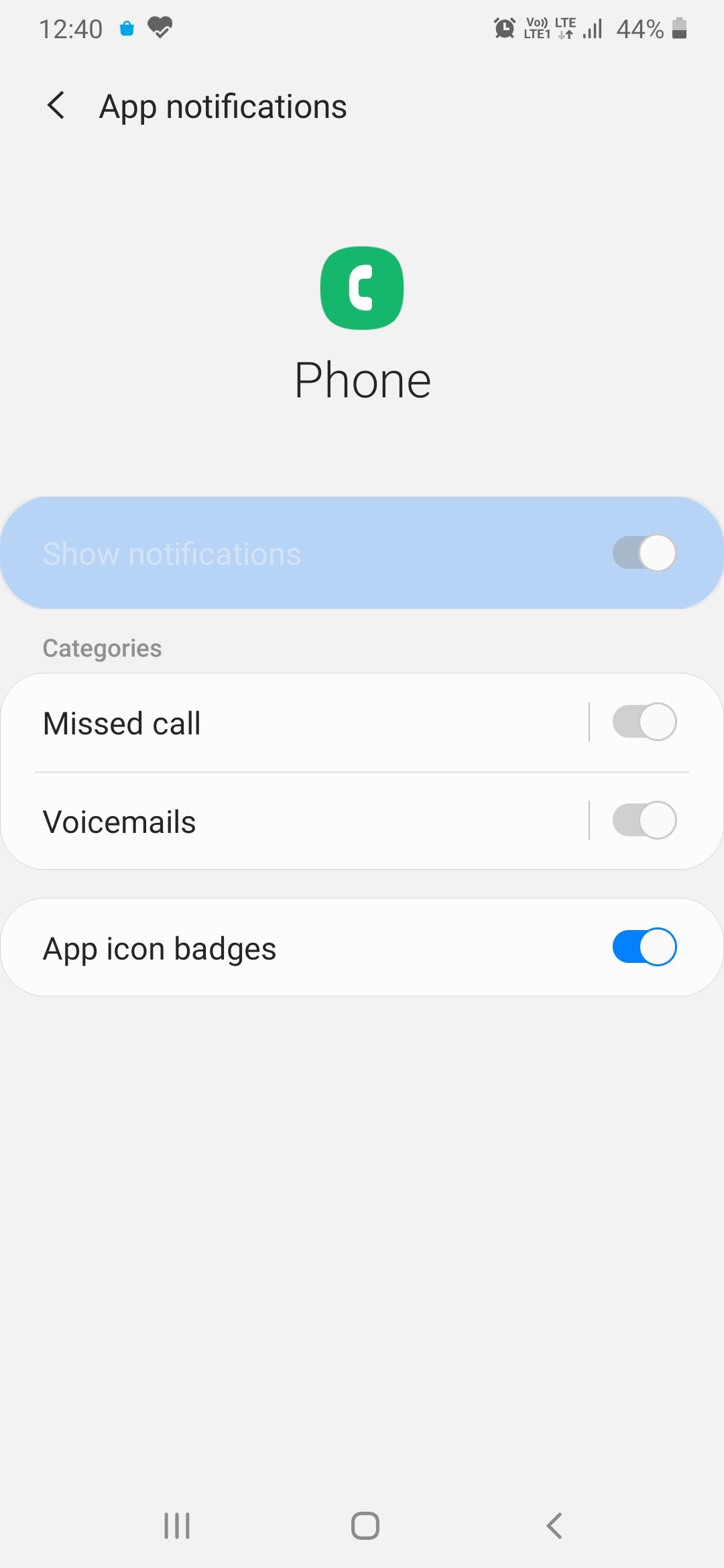 Missed Calls notifications not showing Galaxy M21 - Samsung Members