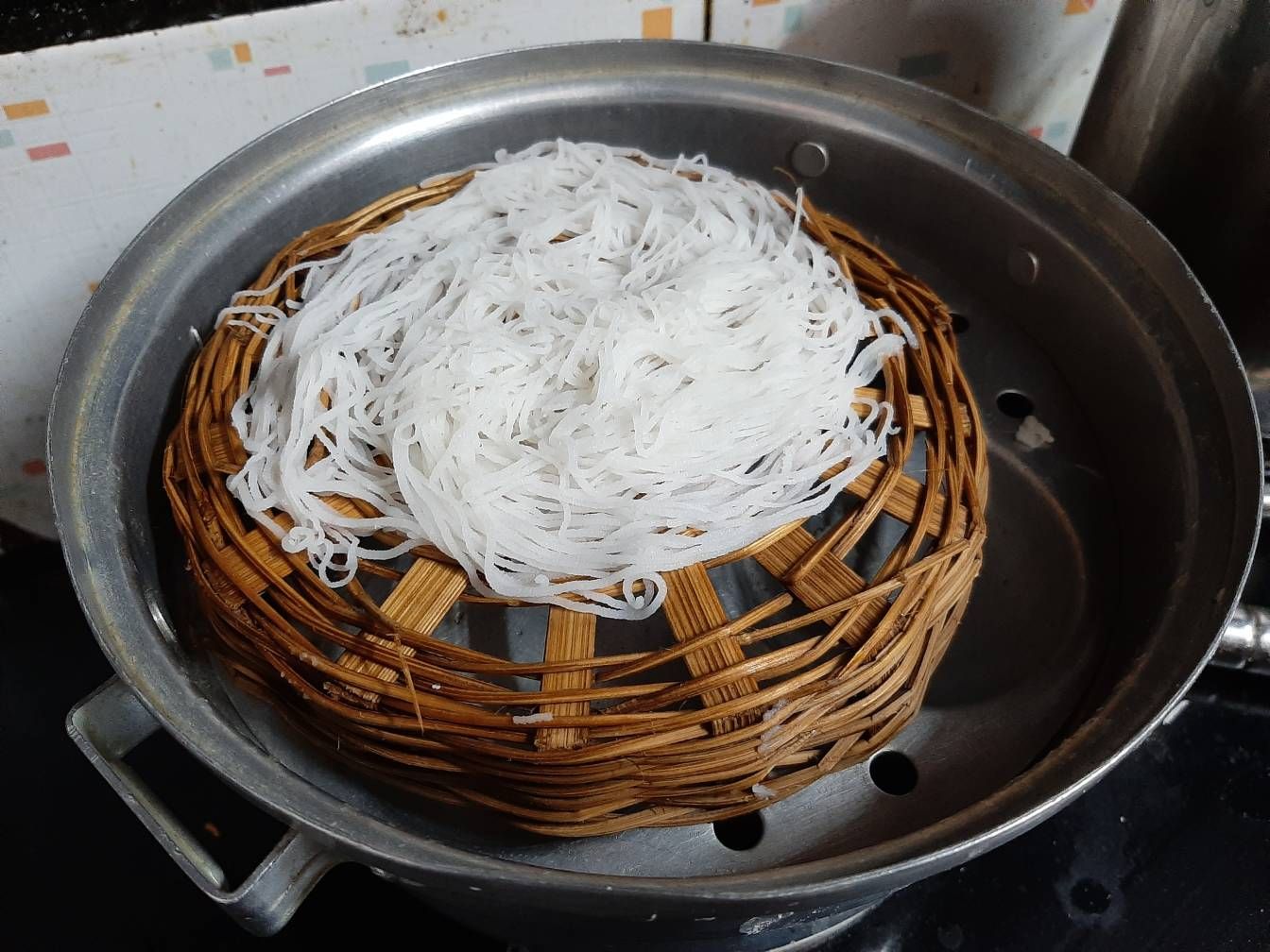 Process of idiyappam|string hoppers| - Samsung Members