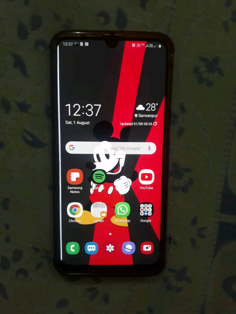 samsung m30s white line on display issue without a... - Samsung Members