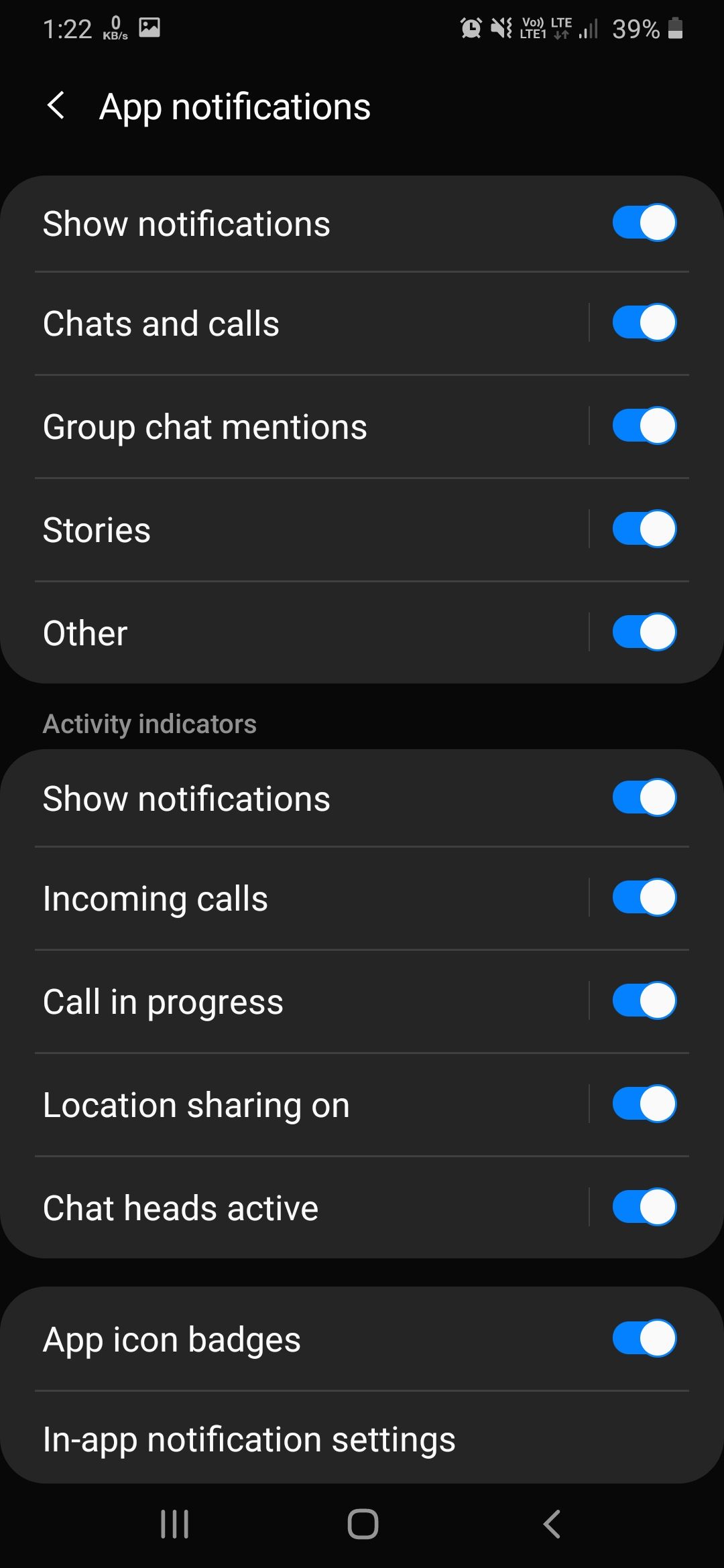 Solved: Messenger call notification problem on M31 - Samsung Members