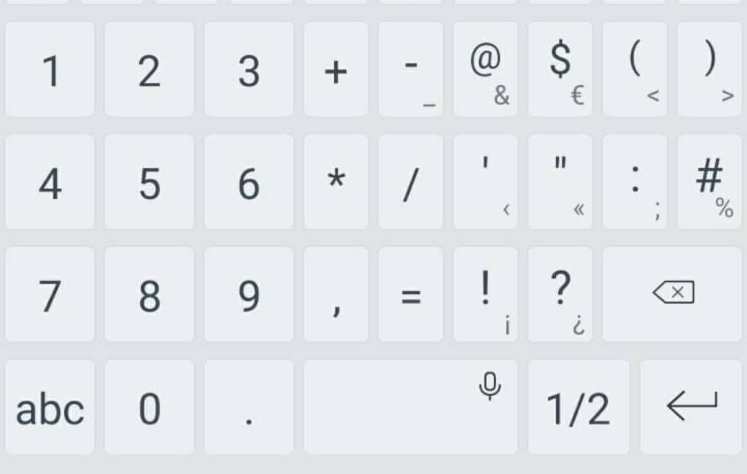 Numeric KeyBoard - Samsung Members