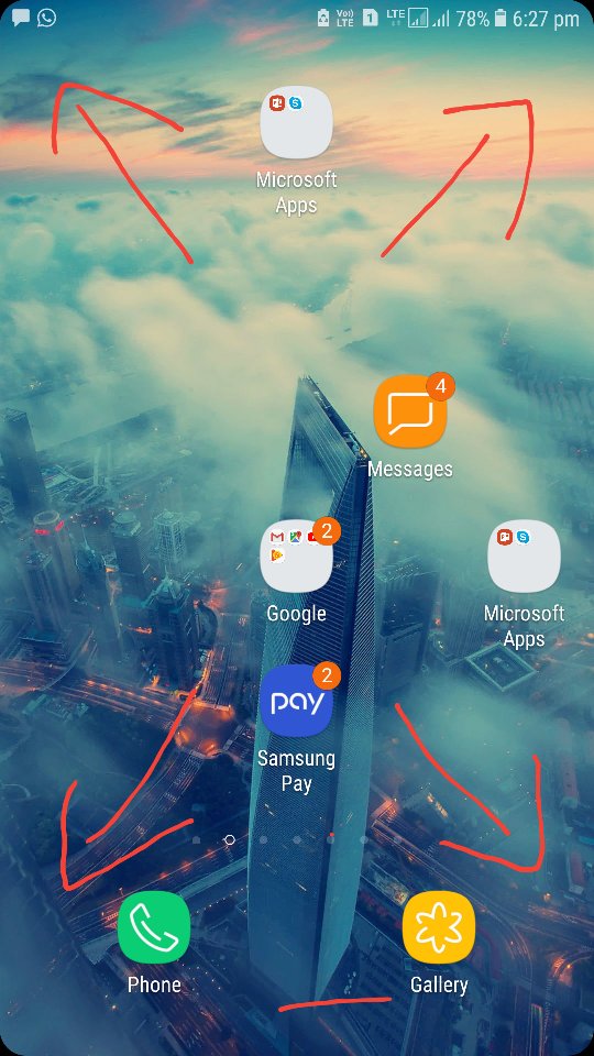 In Orio update add rounded edges features(inbuilt)... - Samsung Members
