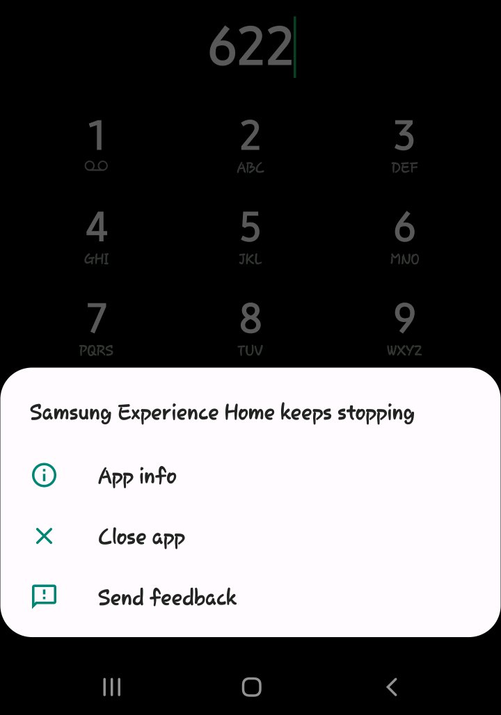 SAMSUNG EXPERIENCE HOME KEEPS STOPPING EVEN AFTER ... - Samsung Members