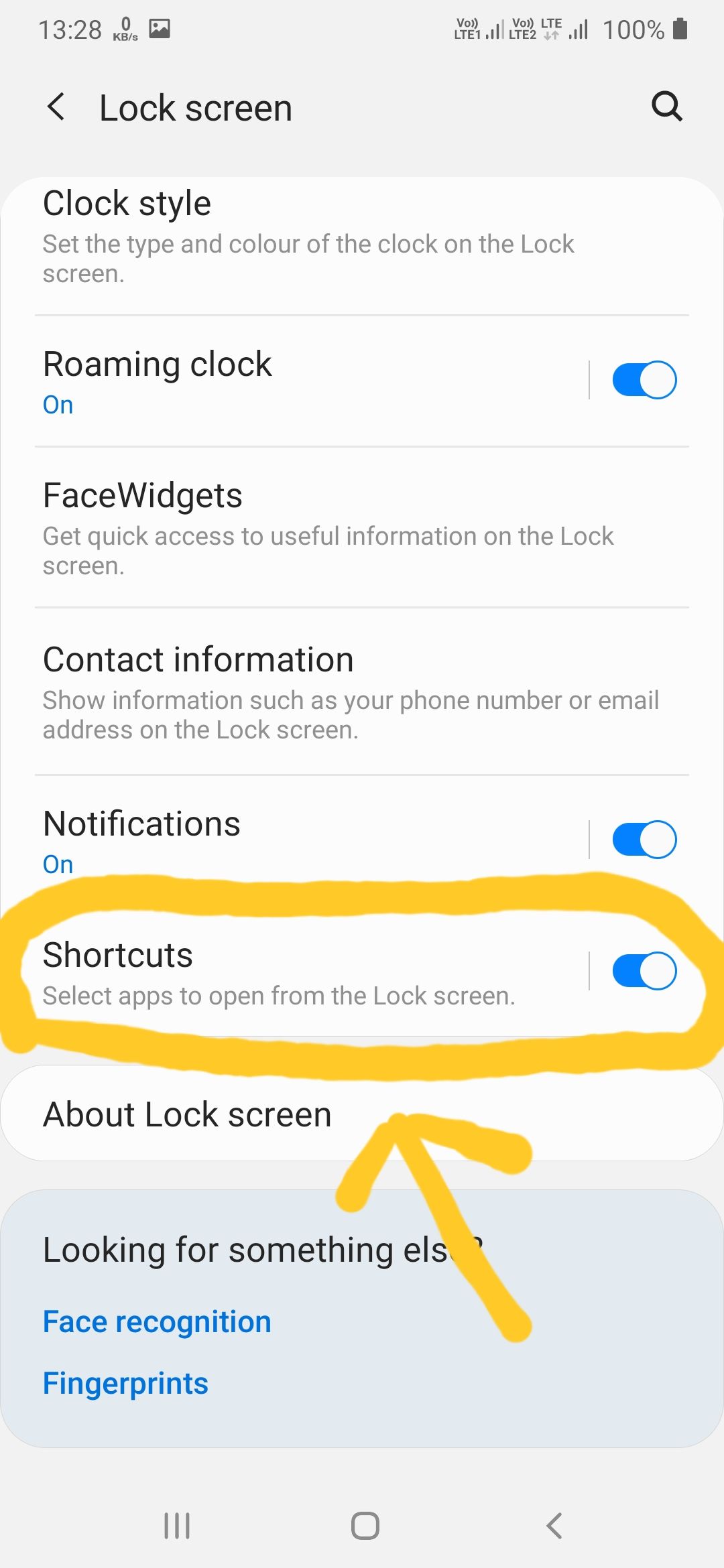 new shortcut style in lock screen in my samsung de... - Samsung Members