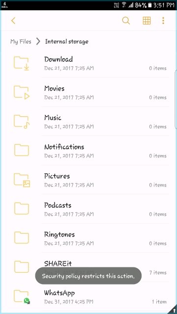 Secure Folder Restriction ! Help me Out Guys - Samsung Members