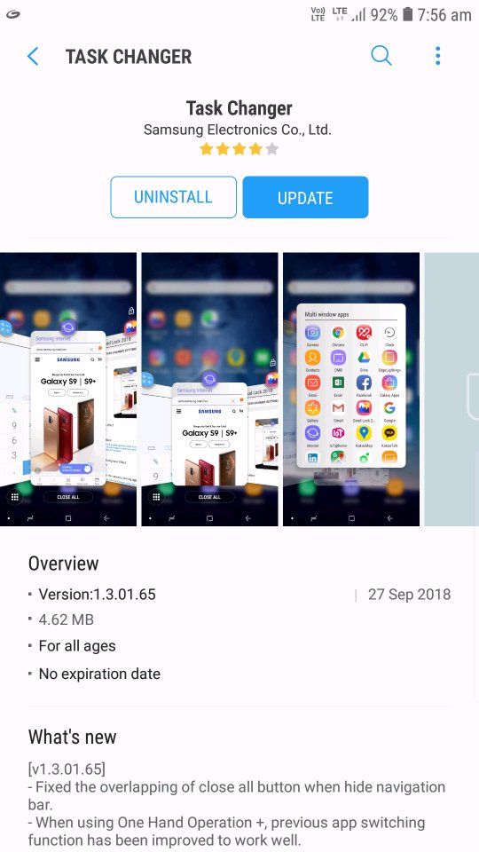 task changer app updated - Samsung Members