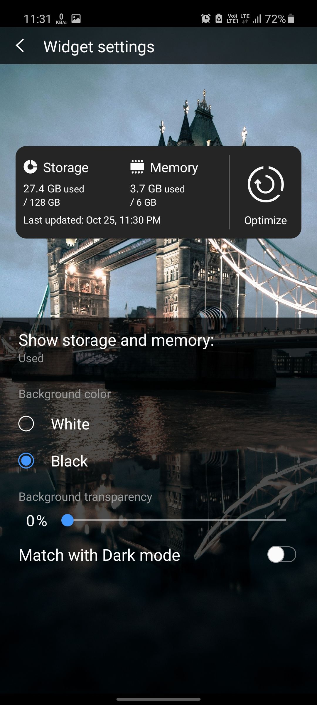 How to get pure black background for widget? - Samsung Members