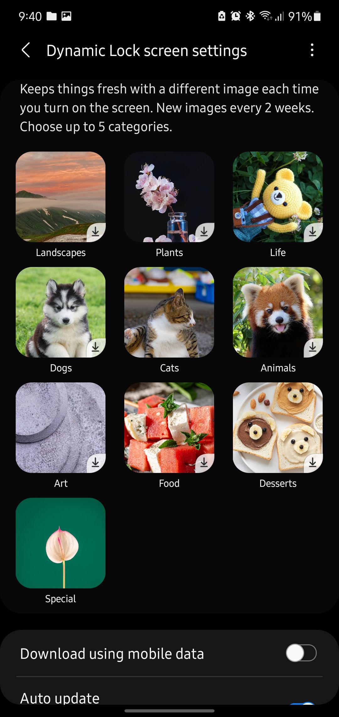 Wallpaper Services - Dynamic Lock Screen - Samsung Members