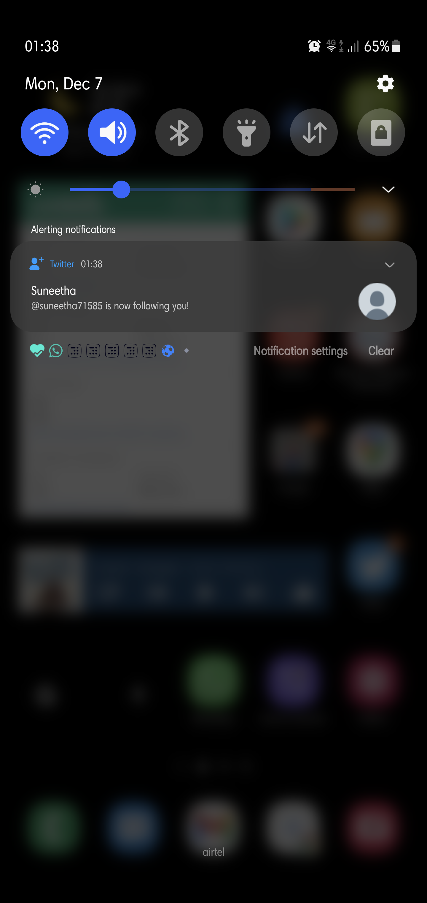 Notification Panel - Samsung Members