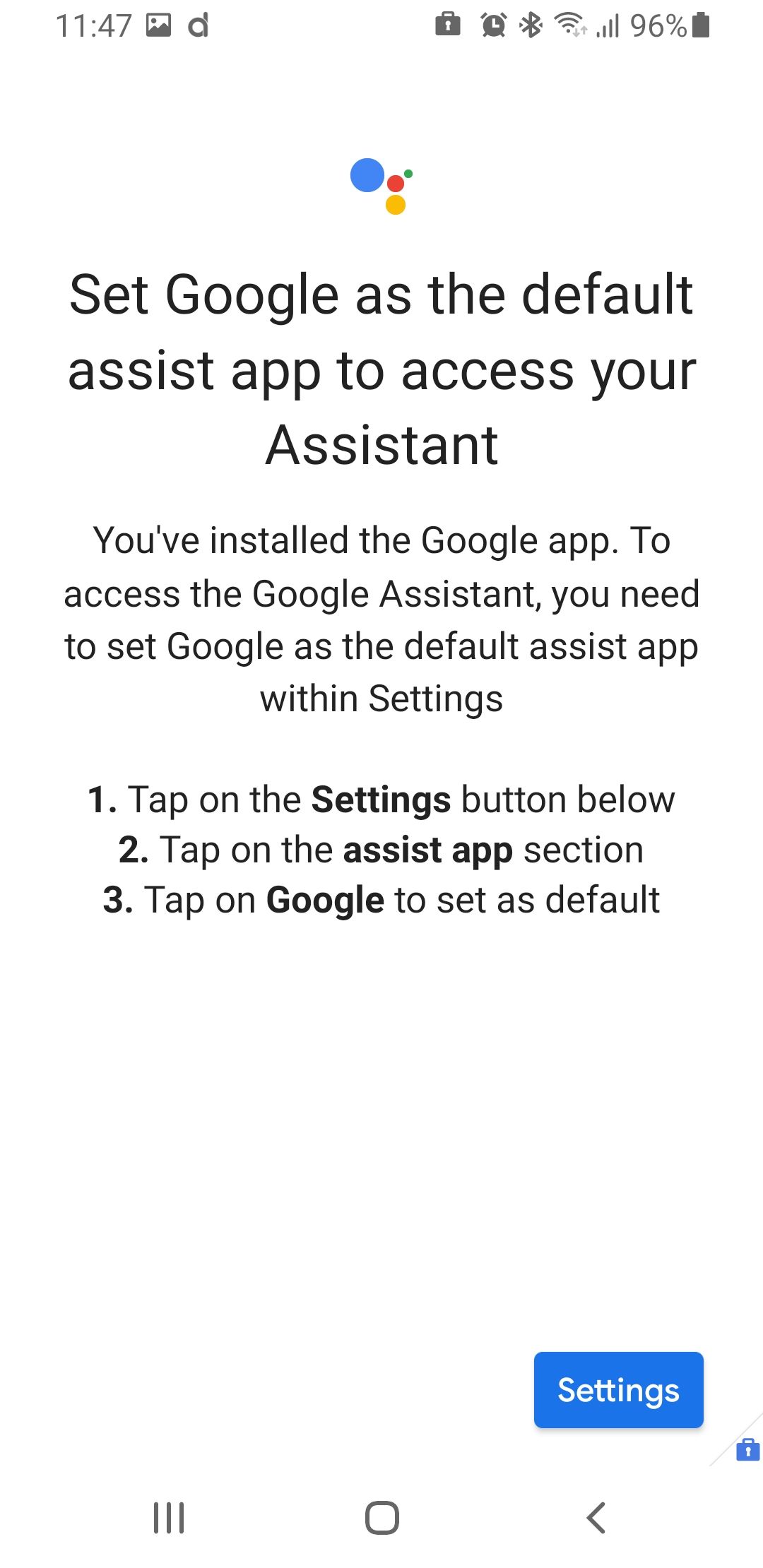 Default Device Assistant App - Samsung Members