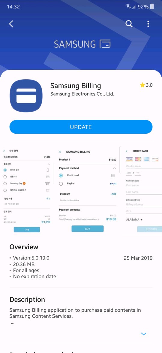 Solved: samsung billing - Samsung Members