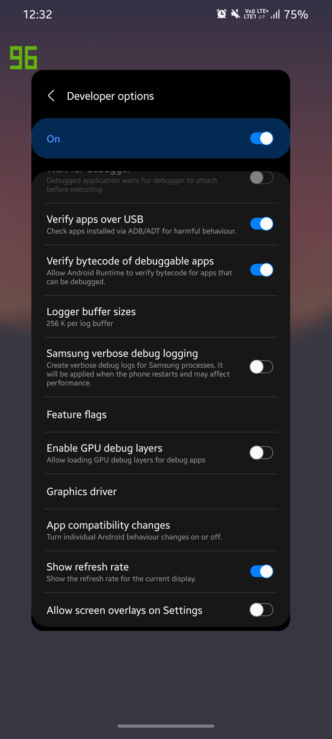 Working 96hz refresh rate after oneui 3.0 update - Samsung Members