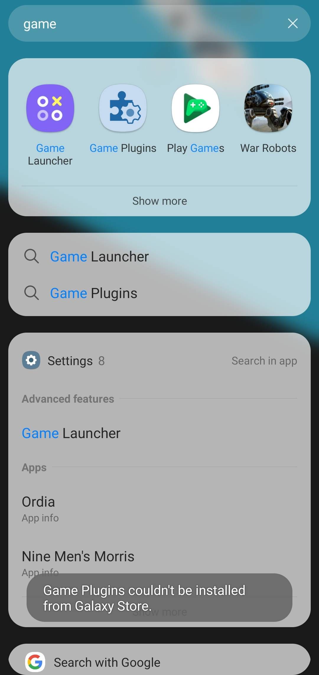 Solved: Android 11 Game Plugin - Samsung Members