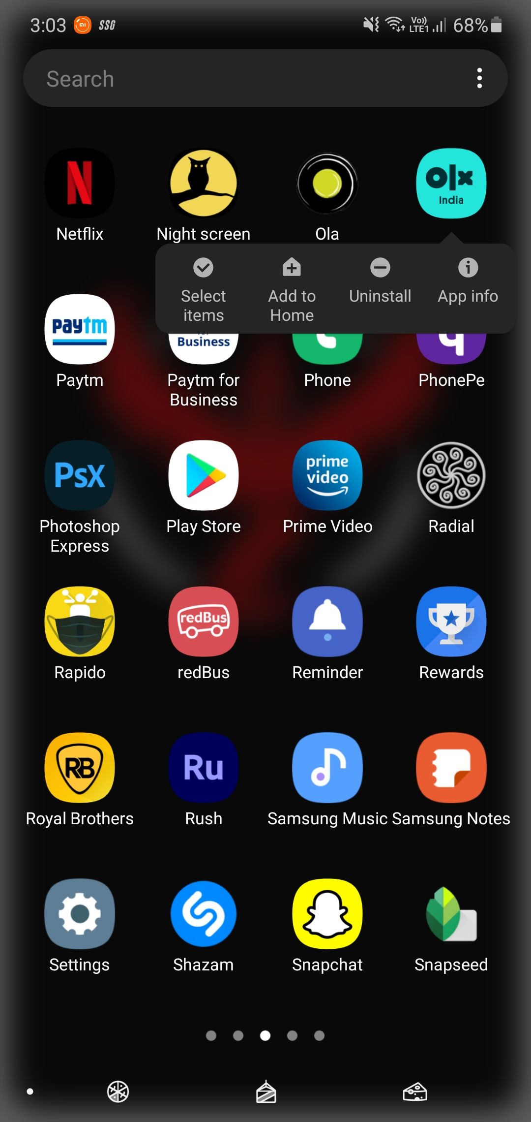system UI - Samsung Members
