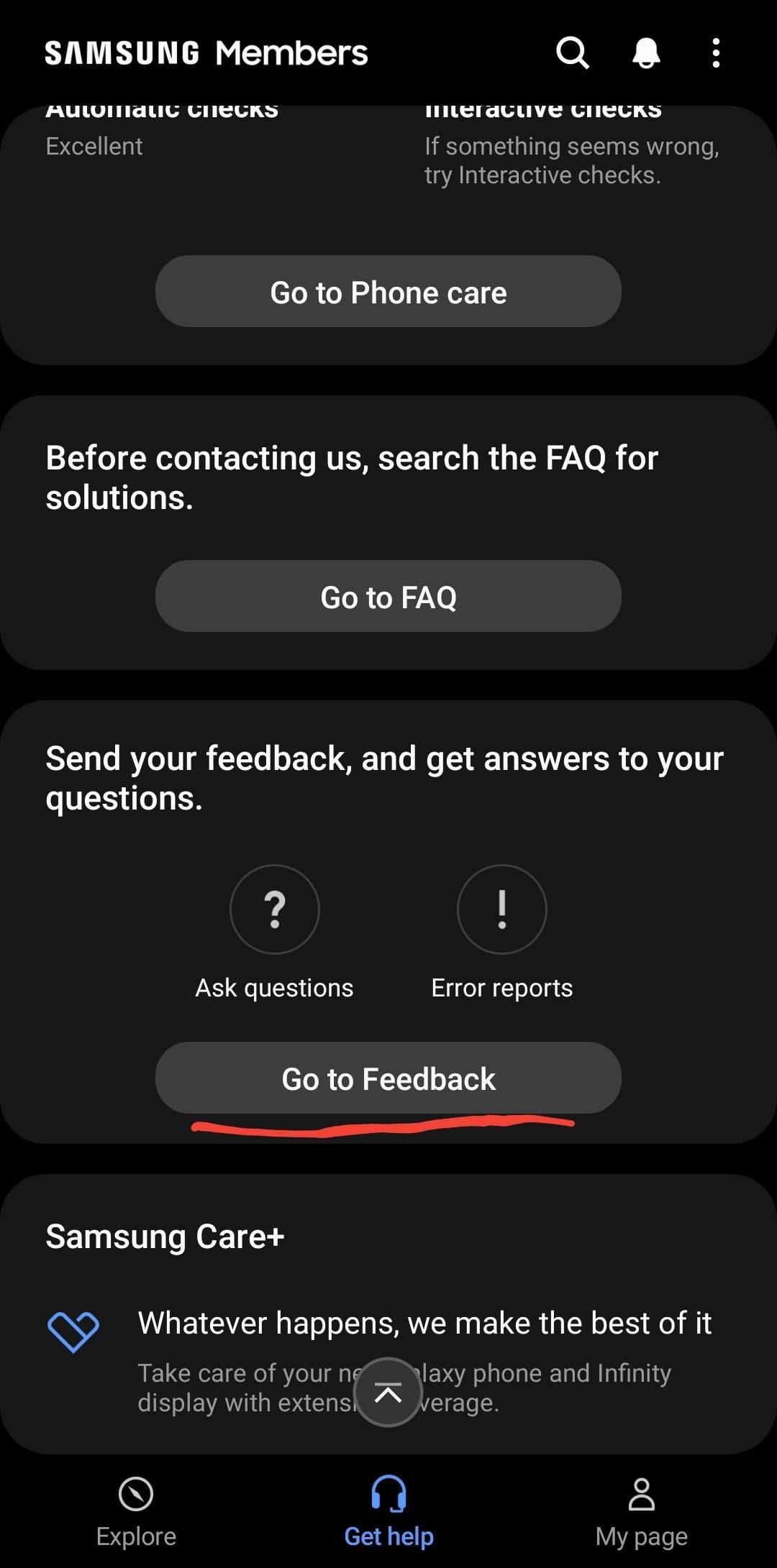 thank you samsung - Samsung Members