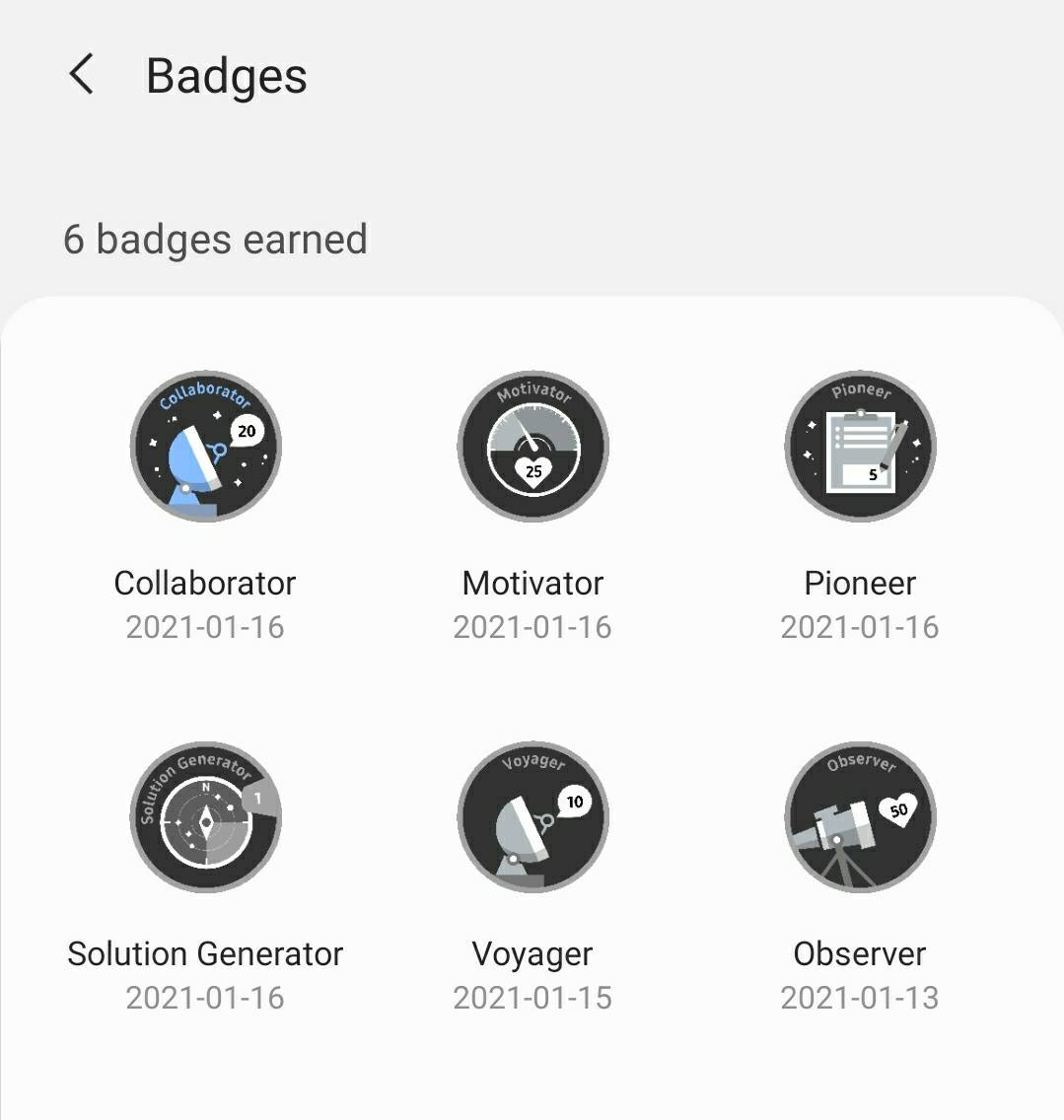 SAMSUNG Member - Badges: Earned to Learn - Samsung Members