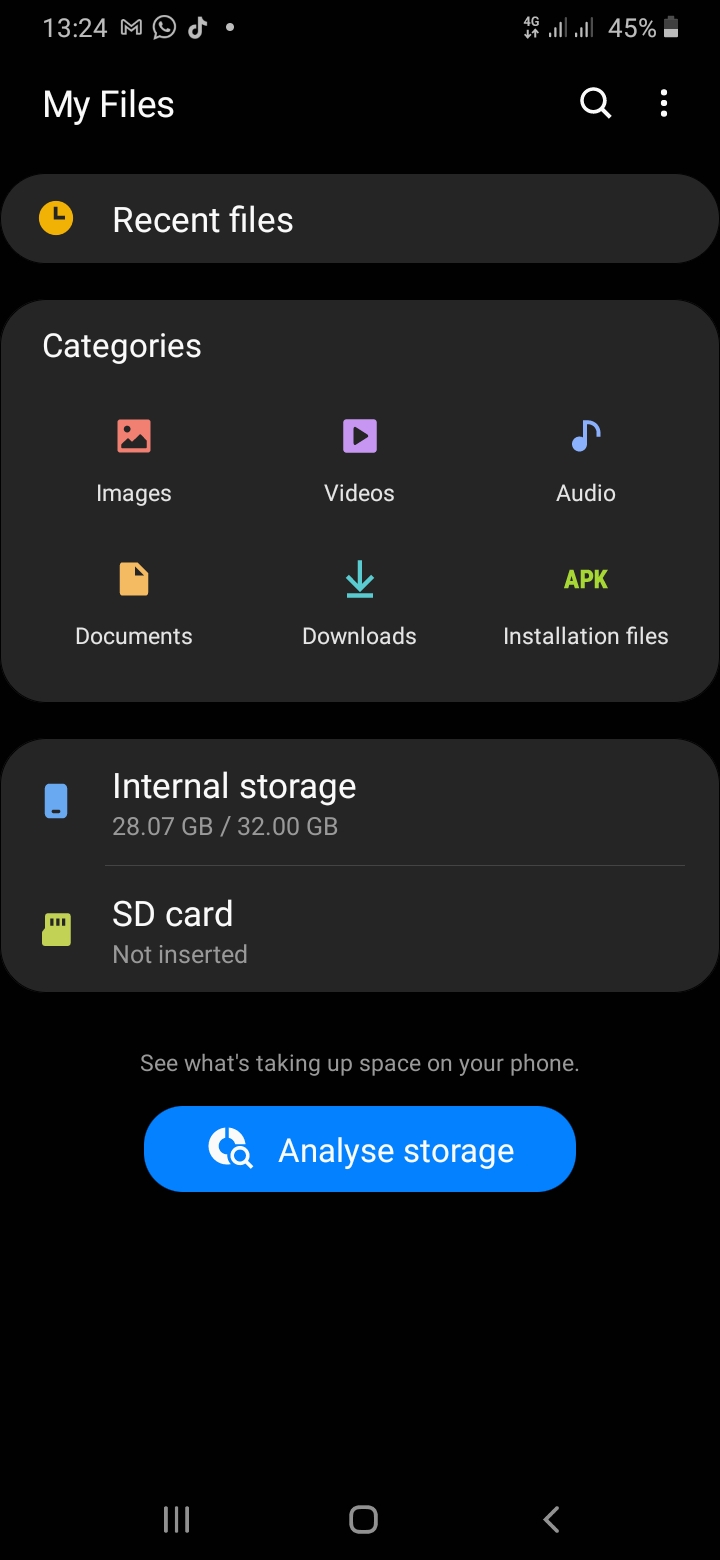 Sd card not inserted in samsung galaxy a20s - Samsung Members