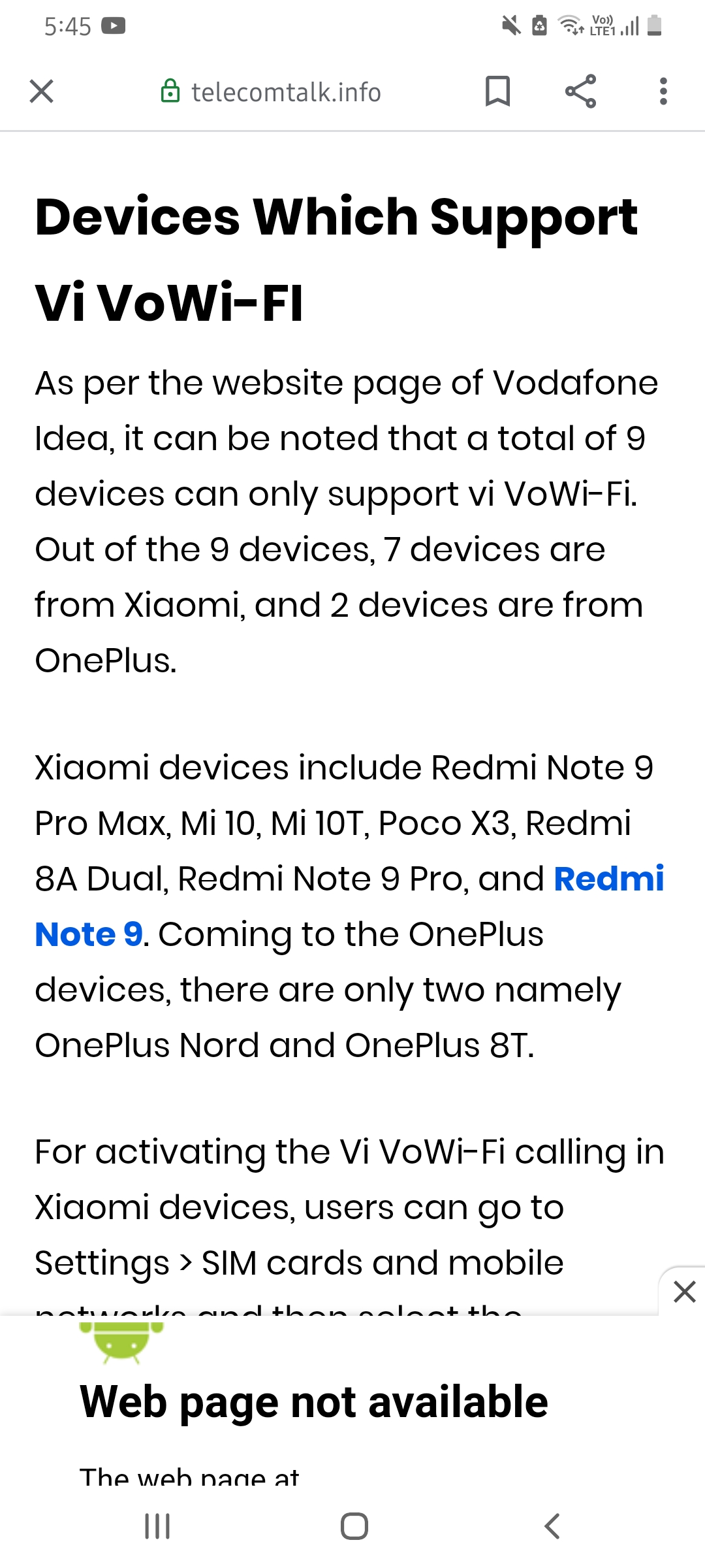 Does Galaxy S20 support VoWiFi for Vi (Vodafone Id... - Samsung Members