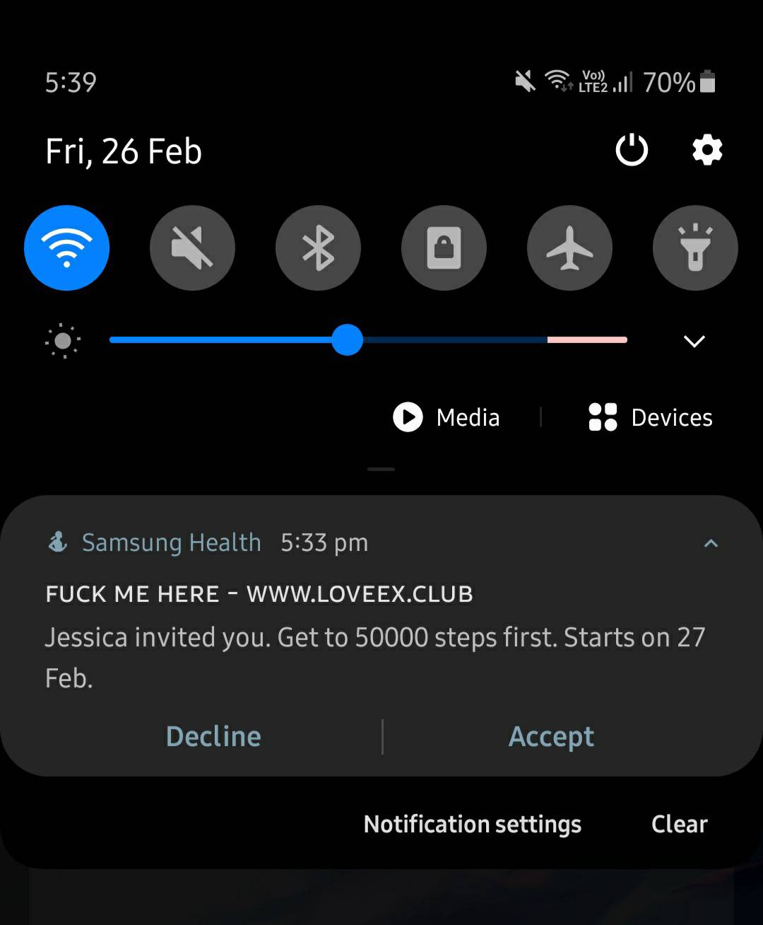 What is this notification from samsung health? - Samsung Members