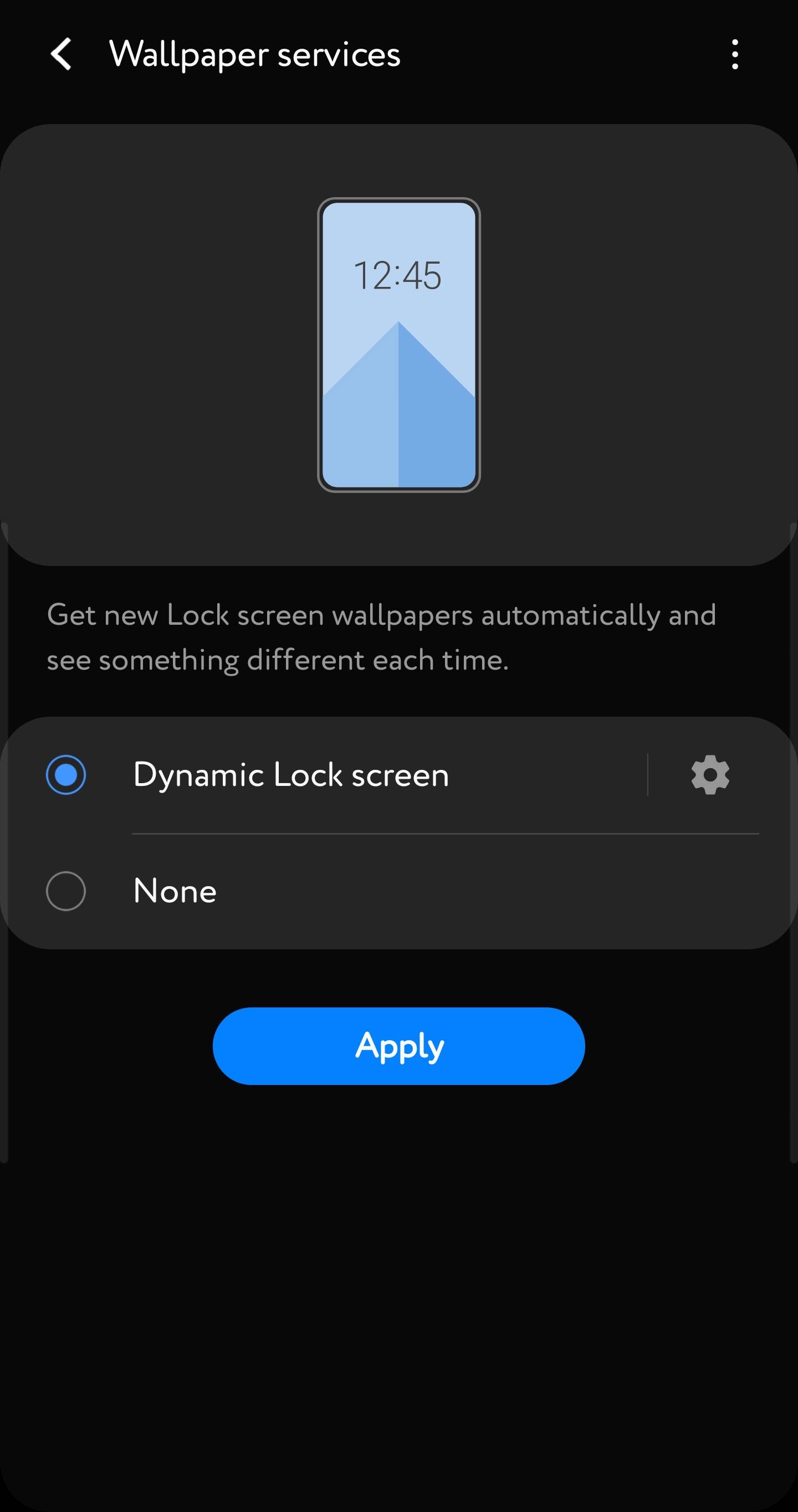 Dynamic Lock Screen A50 - Samsung Members