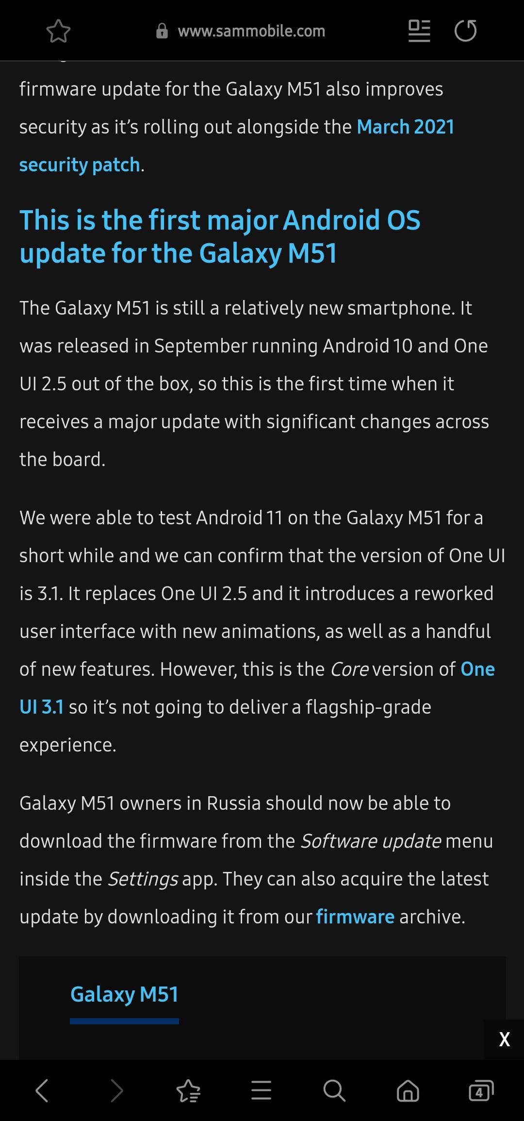 SAMSUNG M51 GET CORE VERSION OF ONE UI 3.0 - Samsung Members