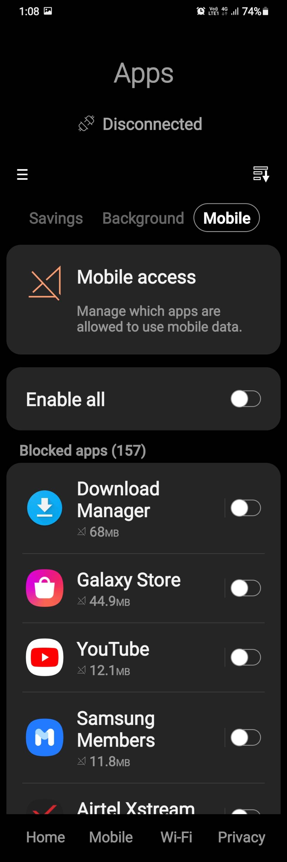 how to set mobile data off timer - Samsung Members