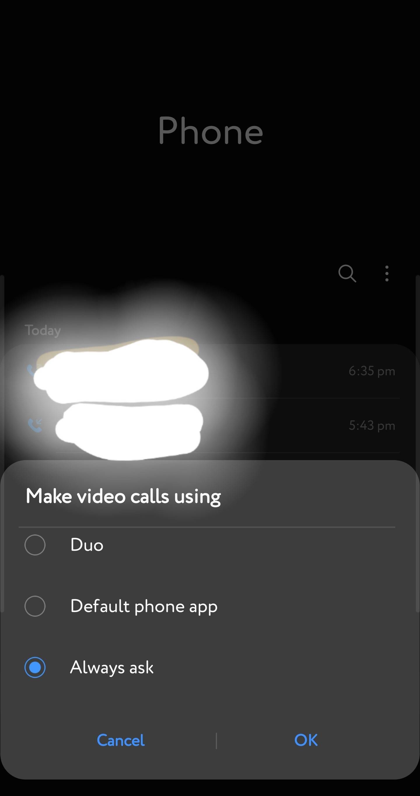 Video call - Samsung Members