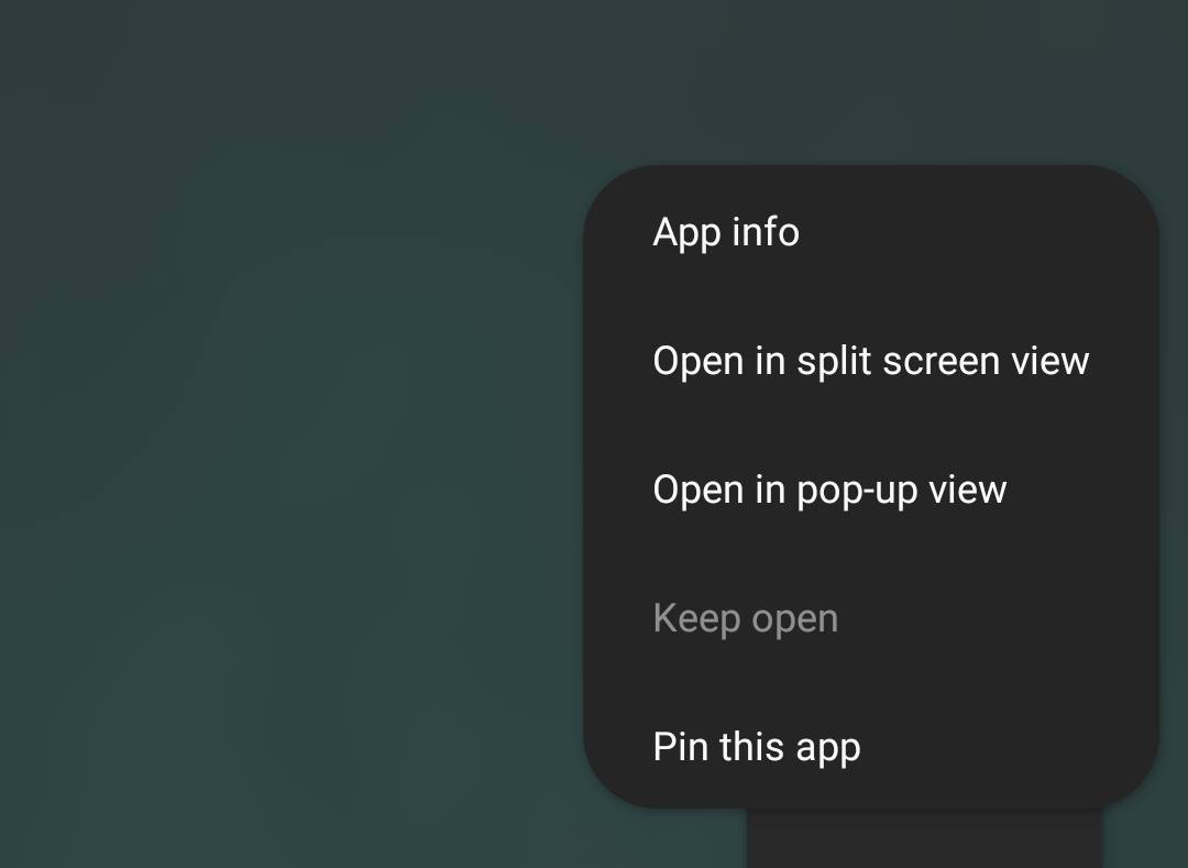 Keep open feature - Samsung Members