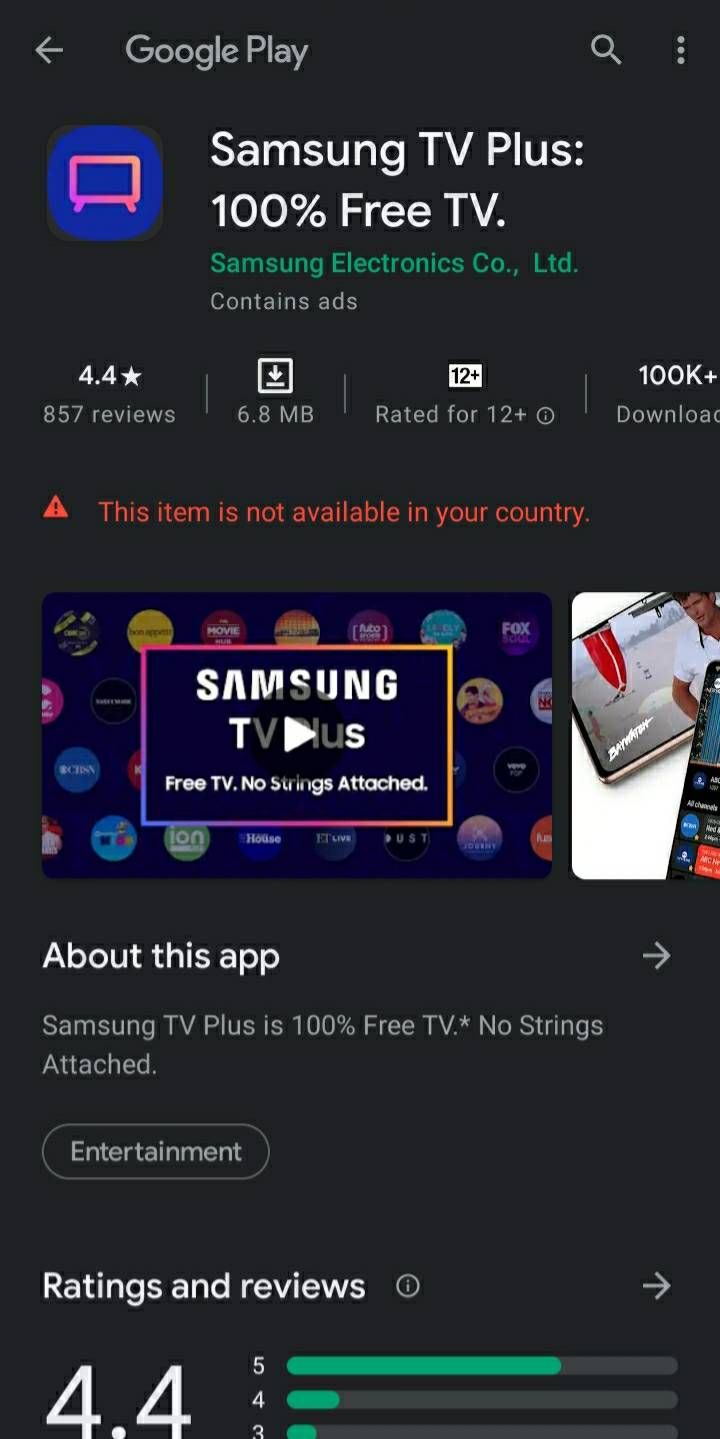 Samsung TV Plus App Now Available in India Service... - Samsung Members