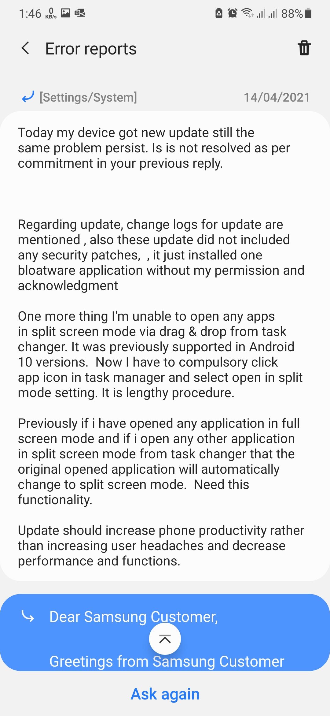 I suspect do samsung customer service support even... - Samsung Members