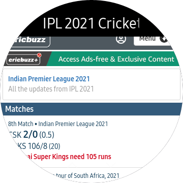 Add live cricket widget to your galaxy watch!! - Samsung Members