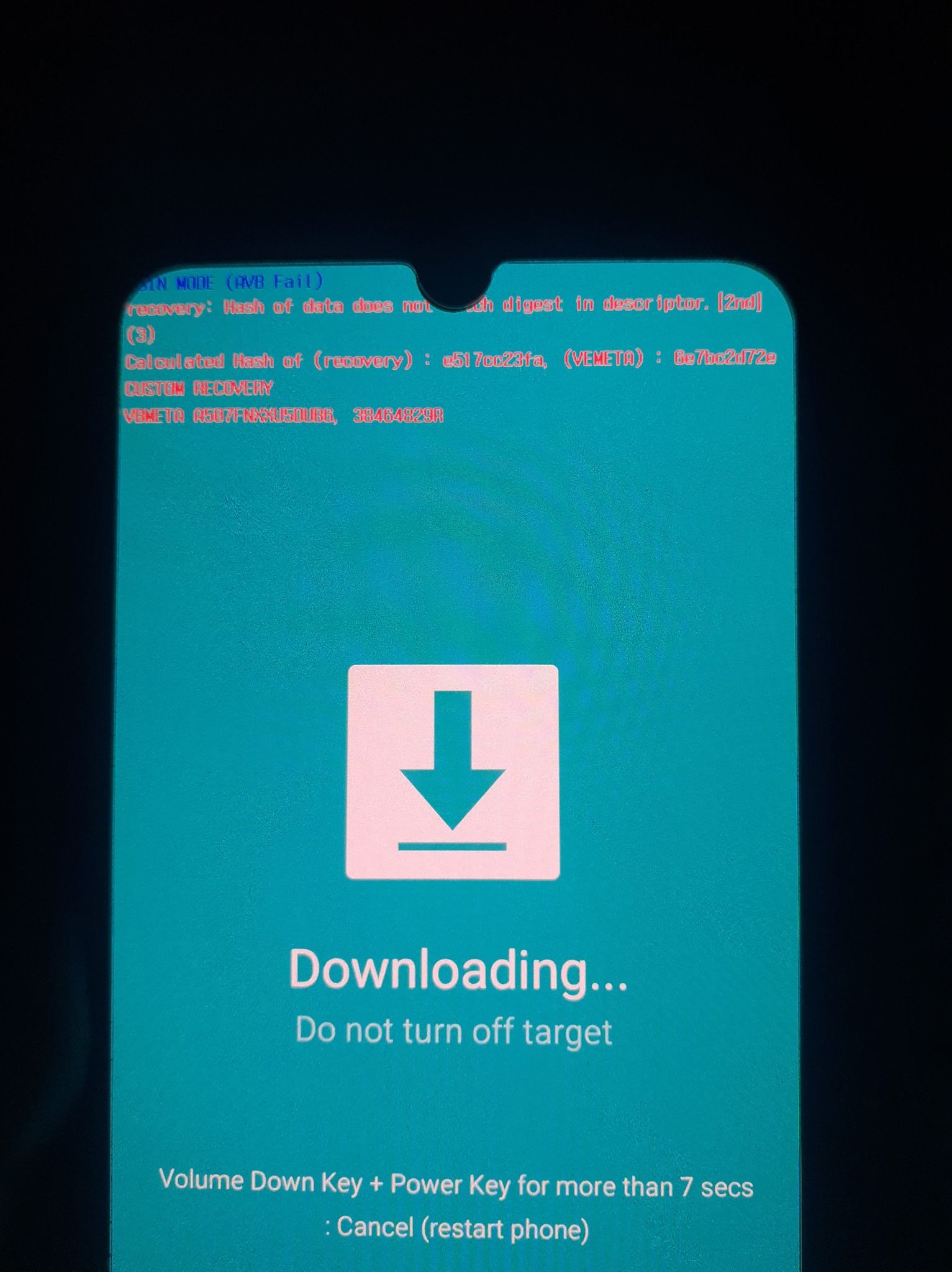 Need help here SM-a507fn AVB fail - Samsung Members