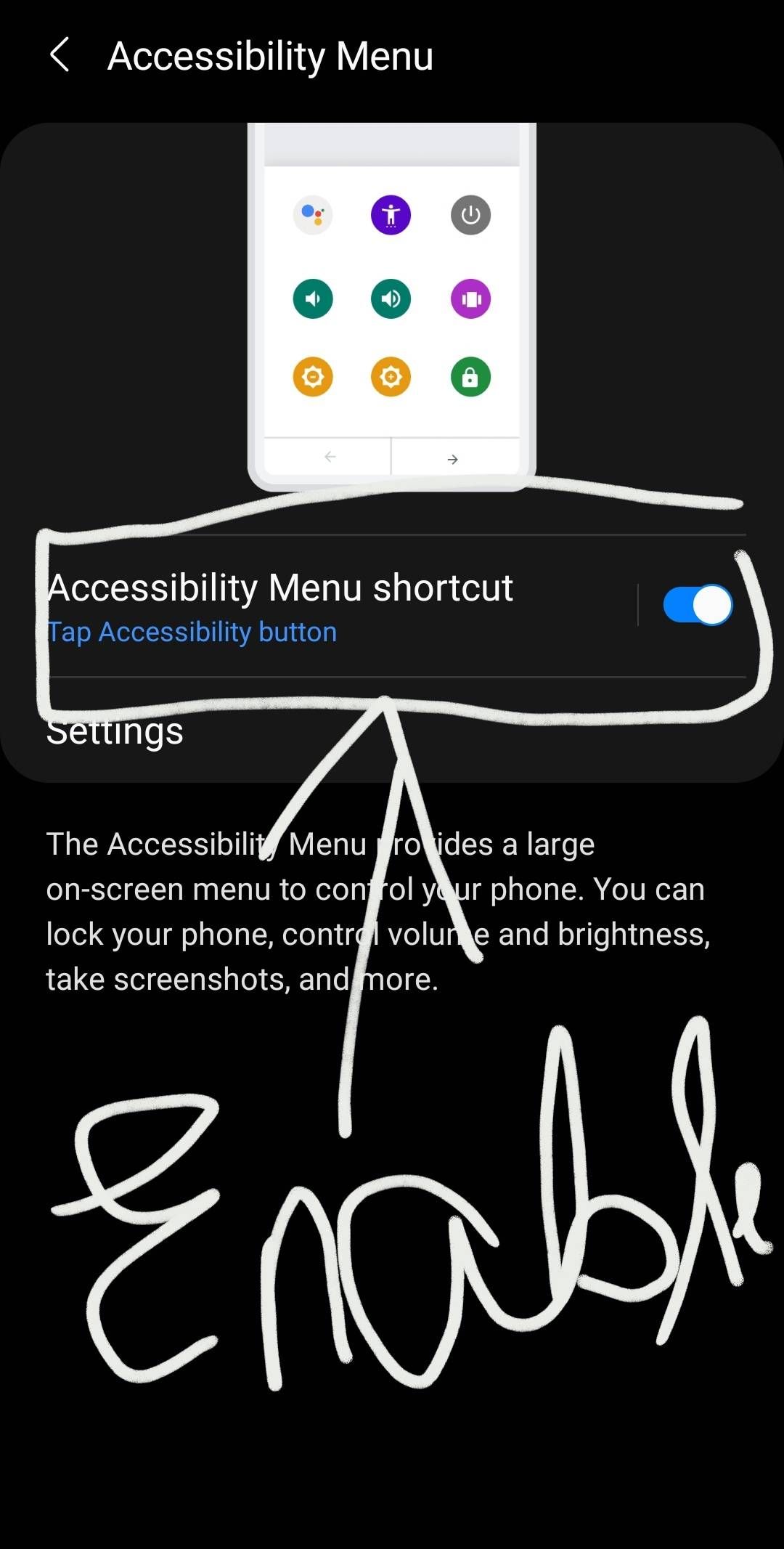 How to add accessibility icon in navigation bar in... - Samsung Members
