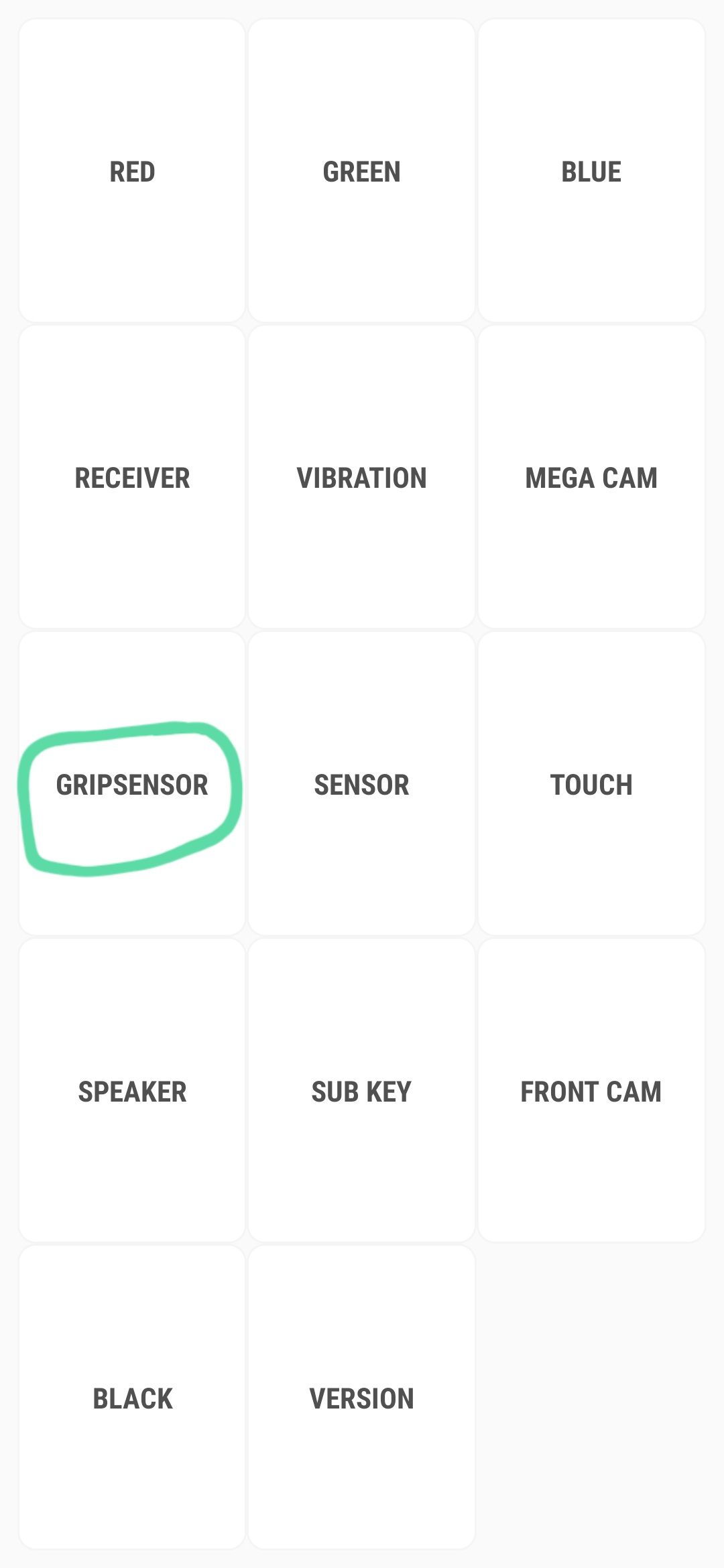 Grip sensor - Samsung Members