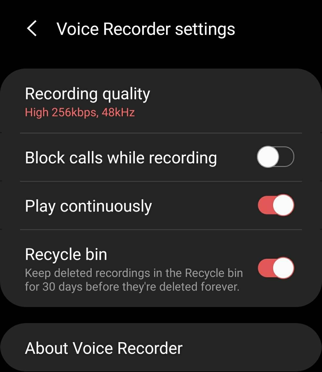 Voice Recording. - Samsung Members