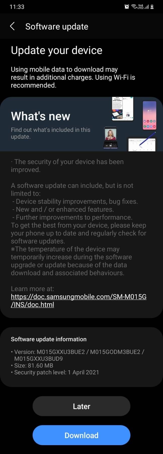 OneUI Core 3.1 Update for M01 in India - Samsung Members