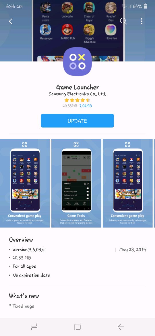 Game launcher new update. Bugs fix. - Samsung Members