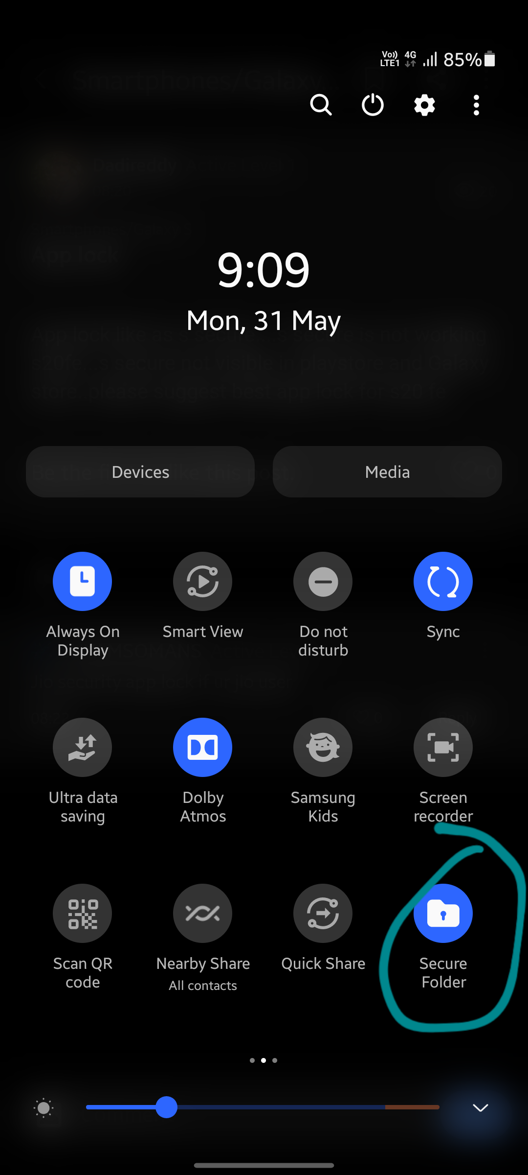 App lock - Samsung Members