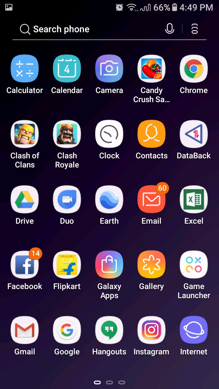 Google Playstore New UI - Samsung Members