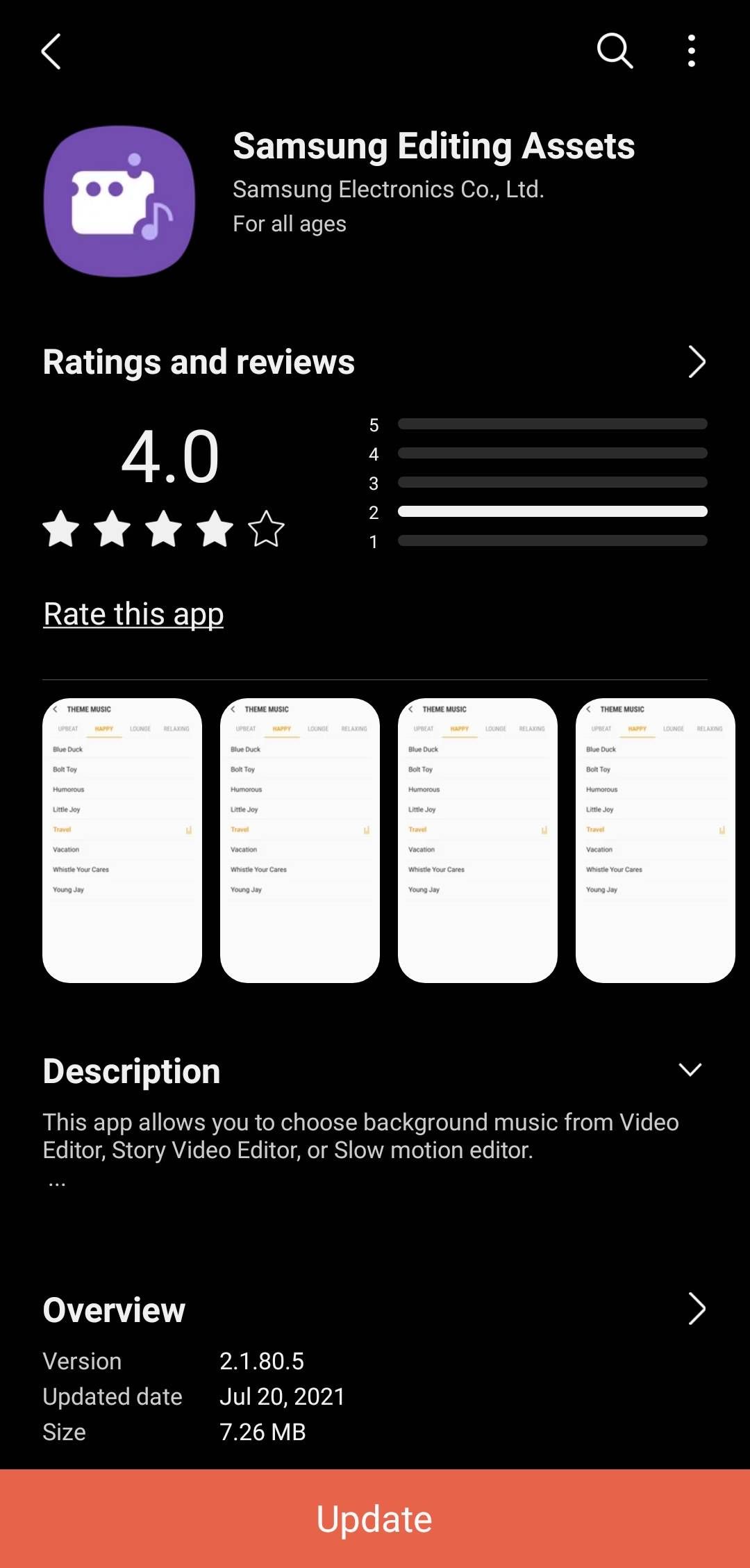 Samsung Editing Assets got new update - Samsung Members