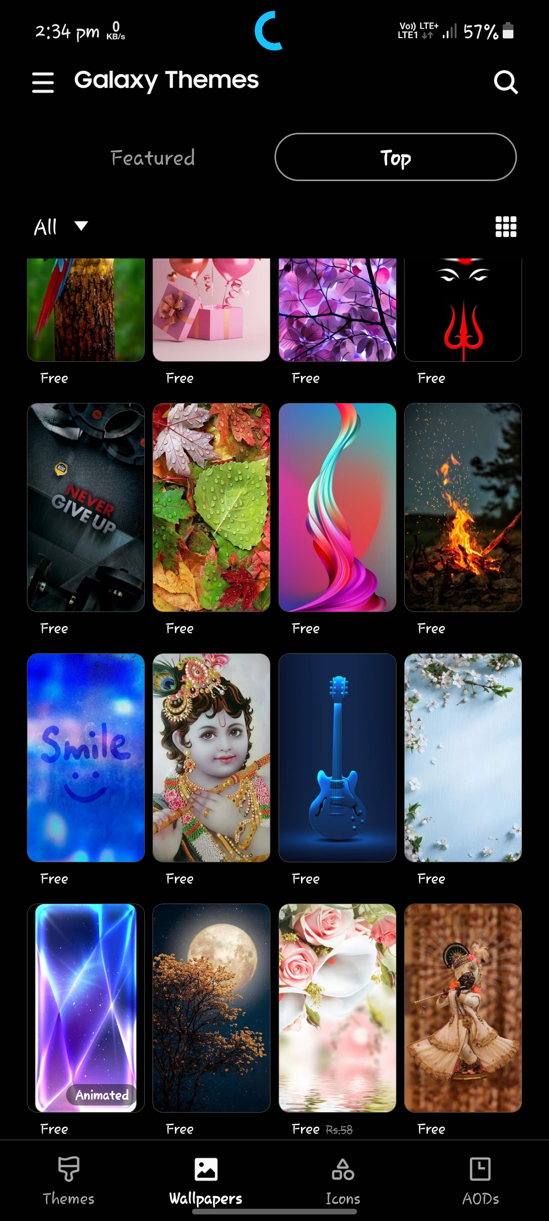 Add more Wallpapers - Samsung Members
