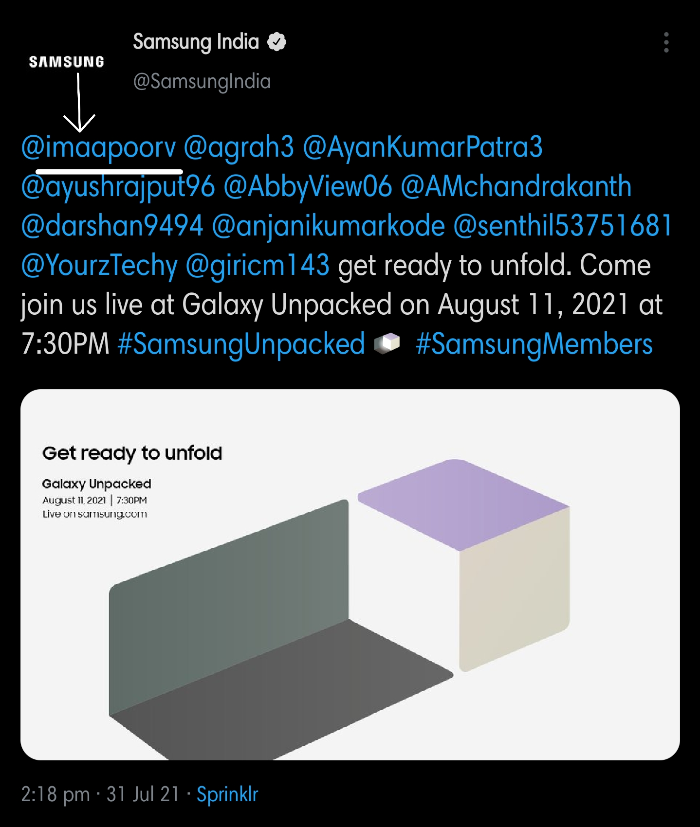 Here's My special Invite!! - Samsung Members