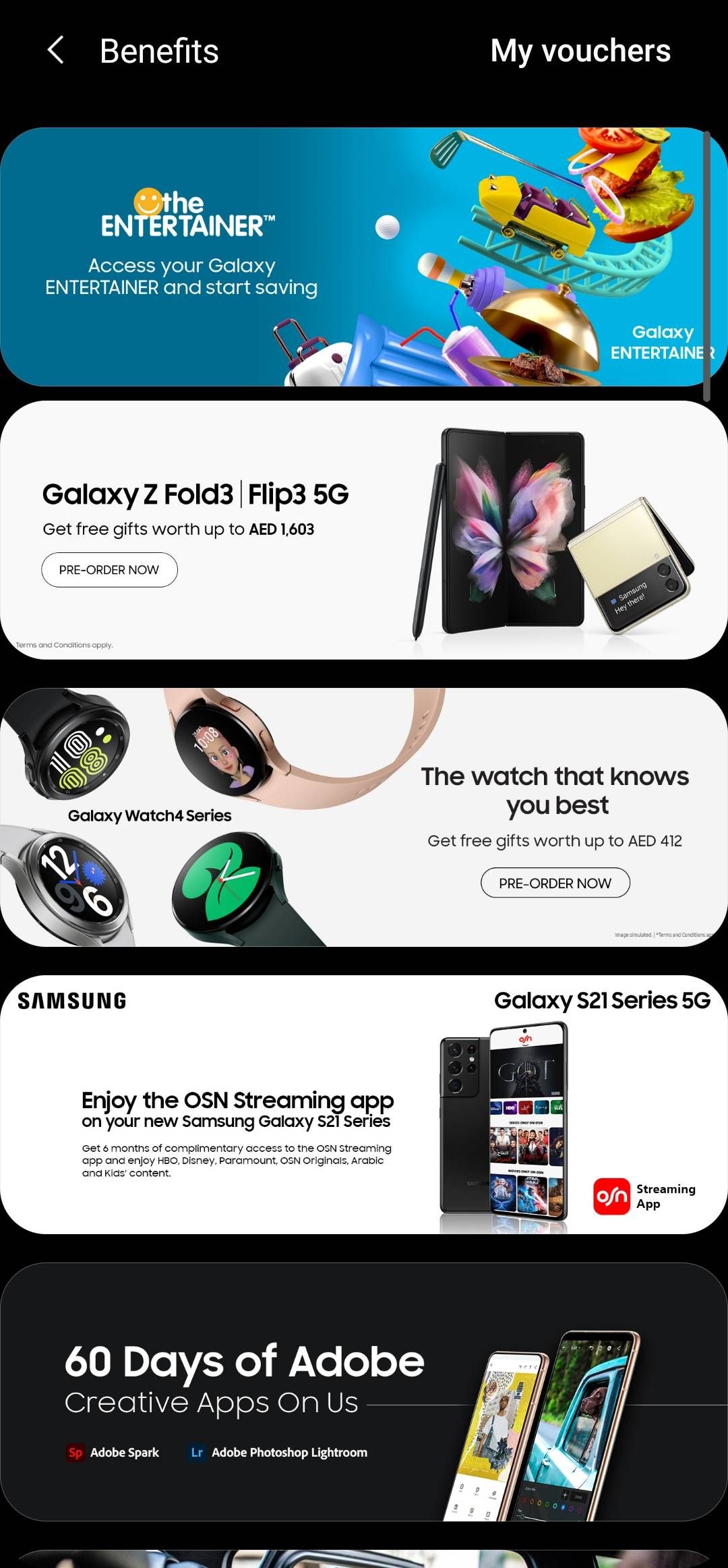 Benefits - Samsung Members