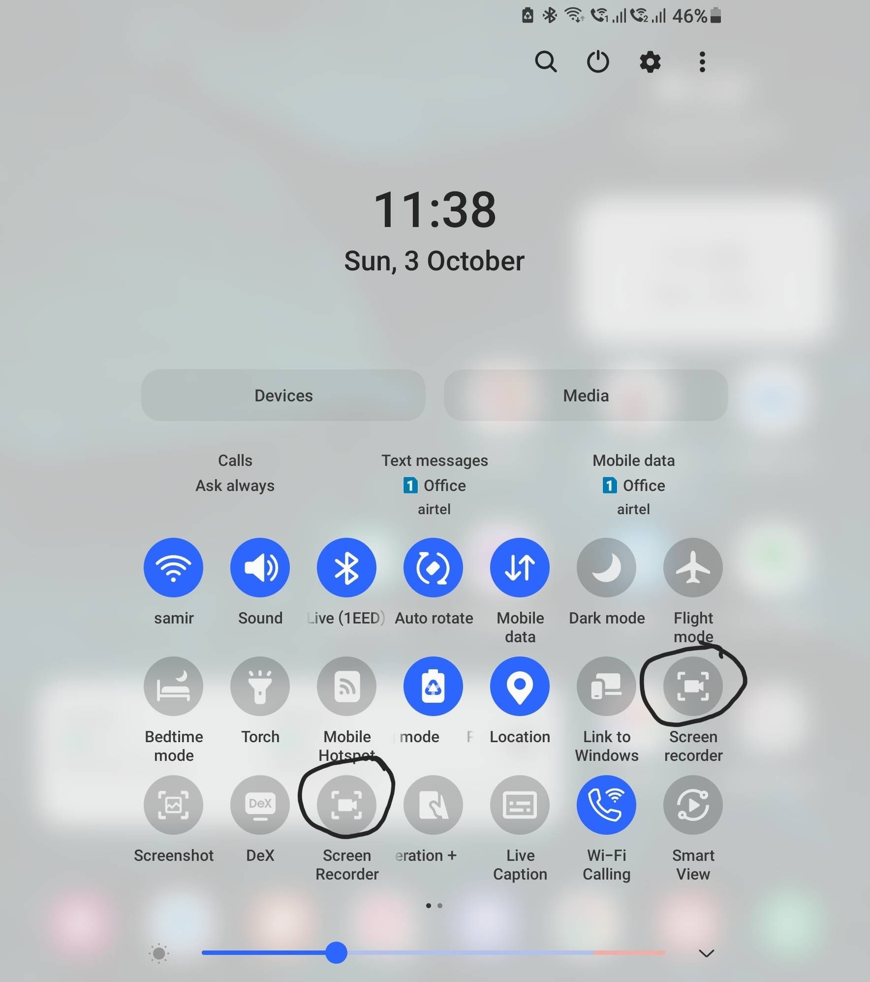 Notification panel - Samsung Members