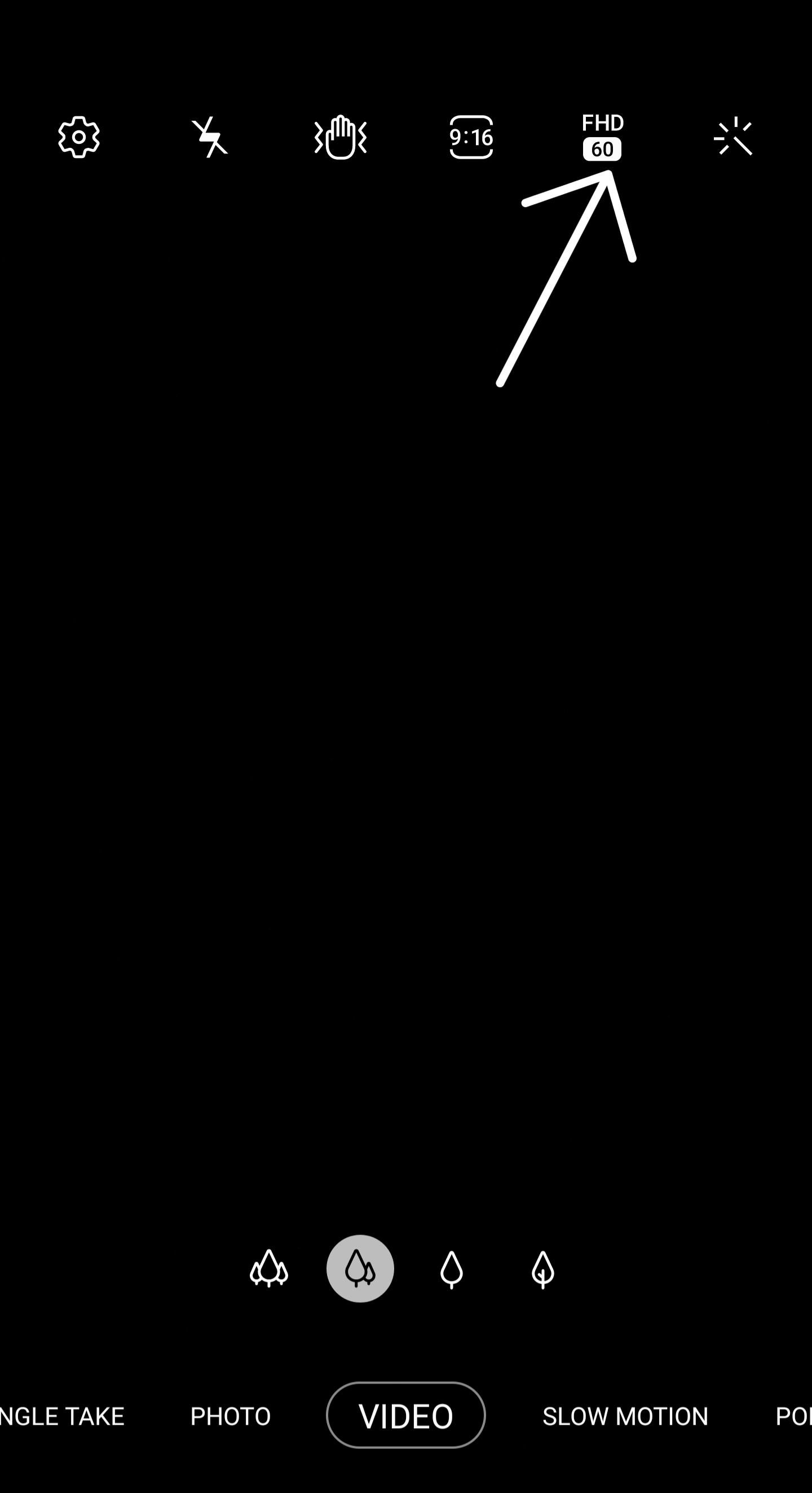 Cant find option to change camera resolution - Samsung Members