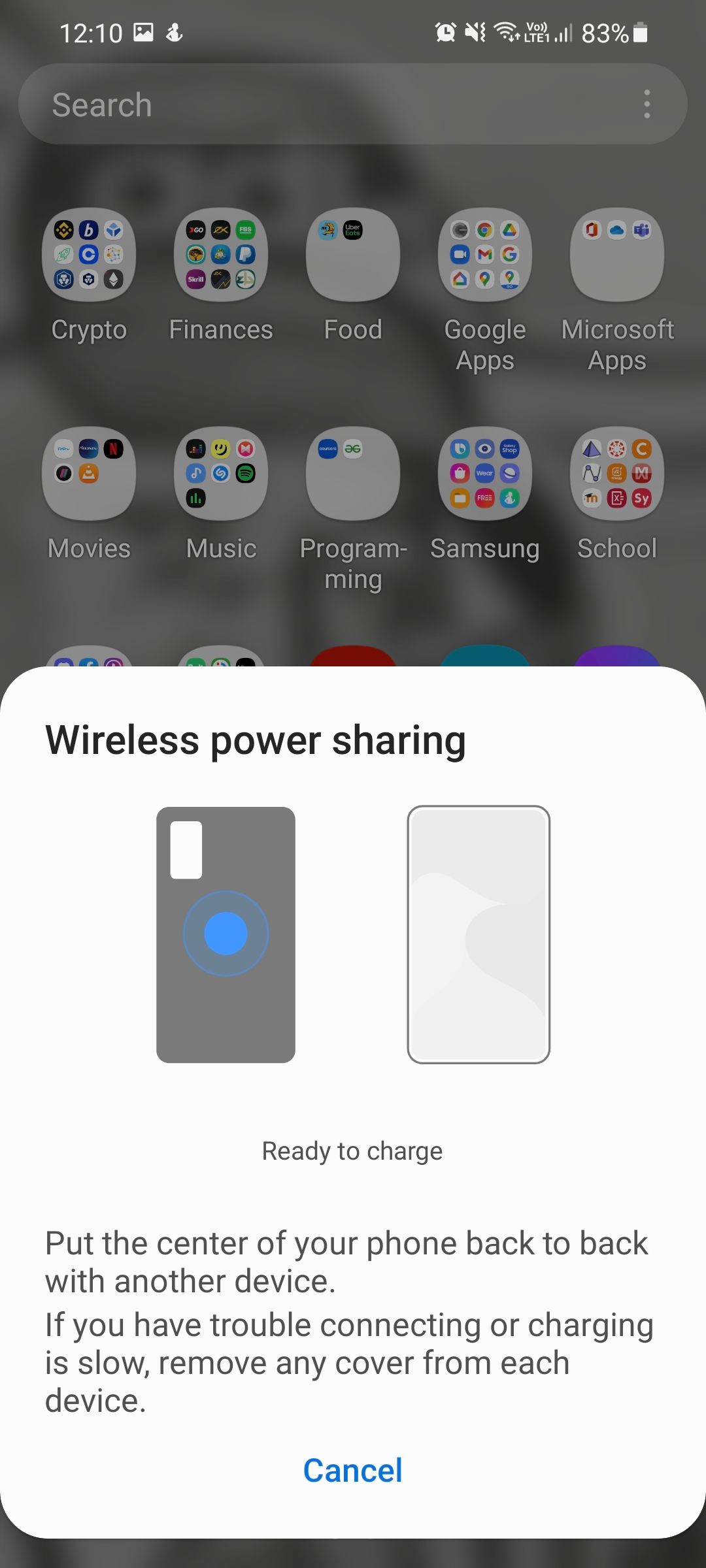 Reverse Wireless Charging - Samsung Members
