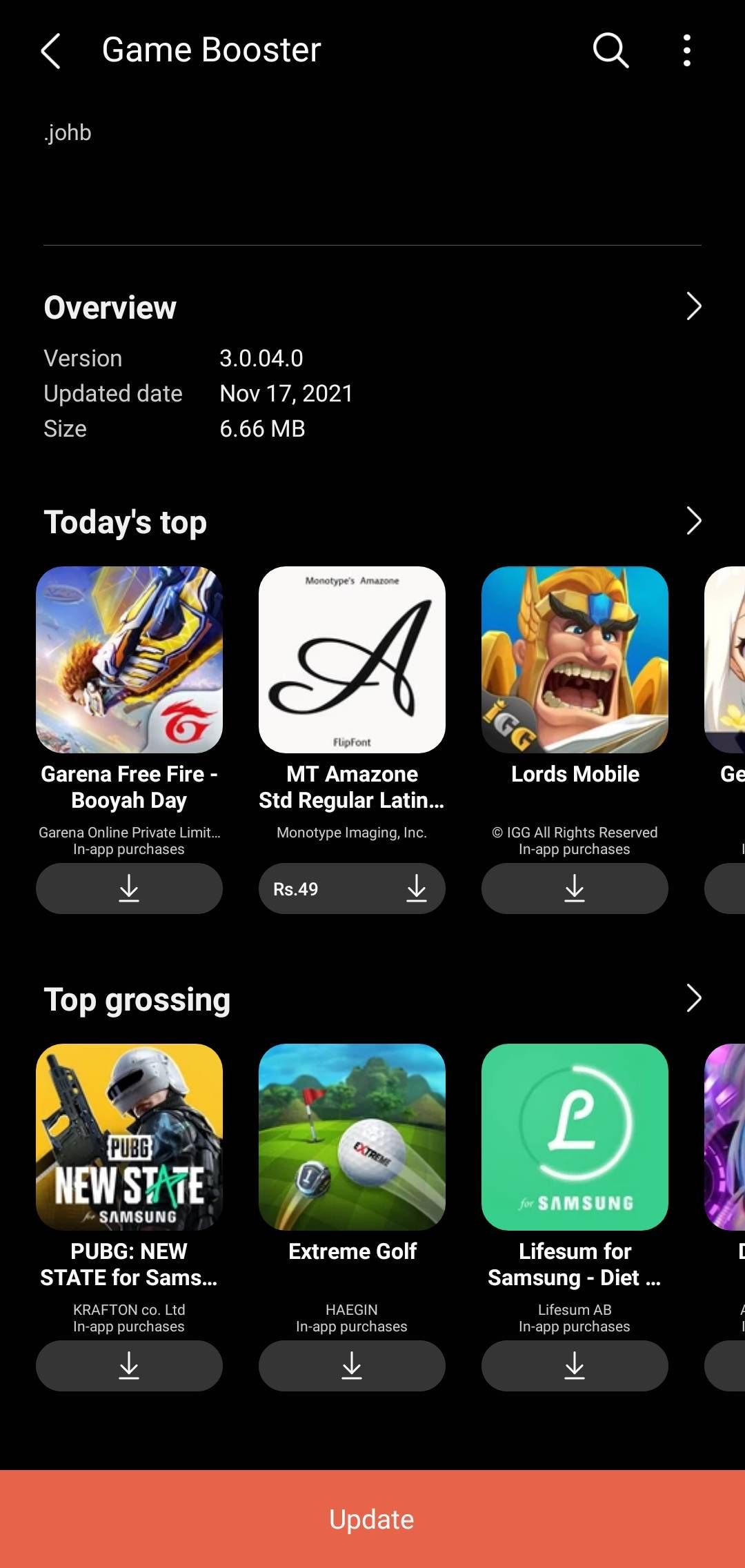 Game Booster - Samsung Members