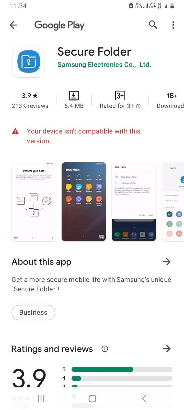 Secure Folder Not Installed - Samsung Members