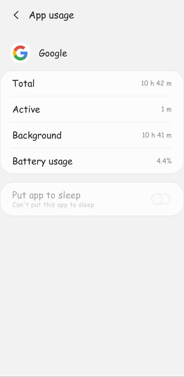 Solved: Any idea why google app is always running in backg... - Samsung ...