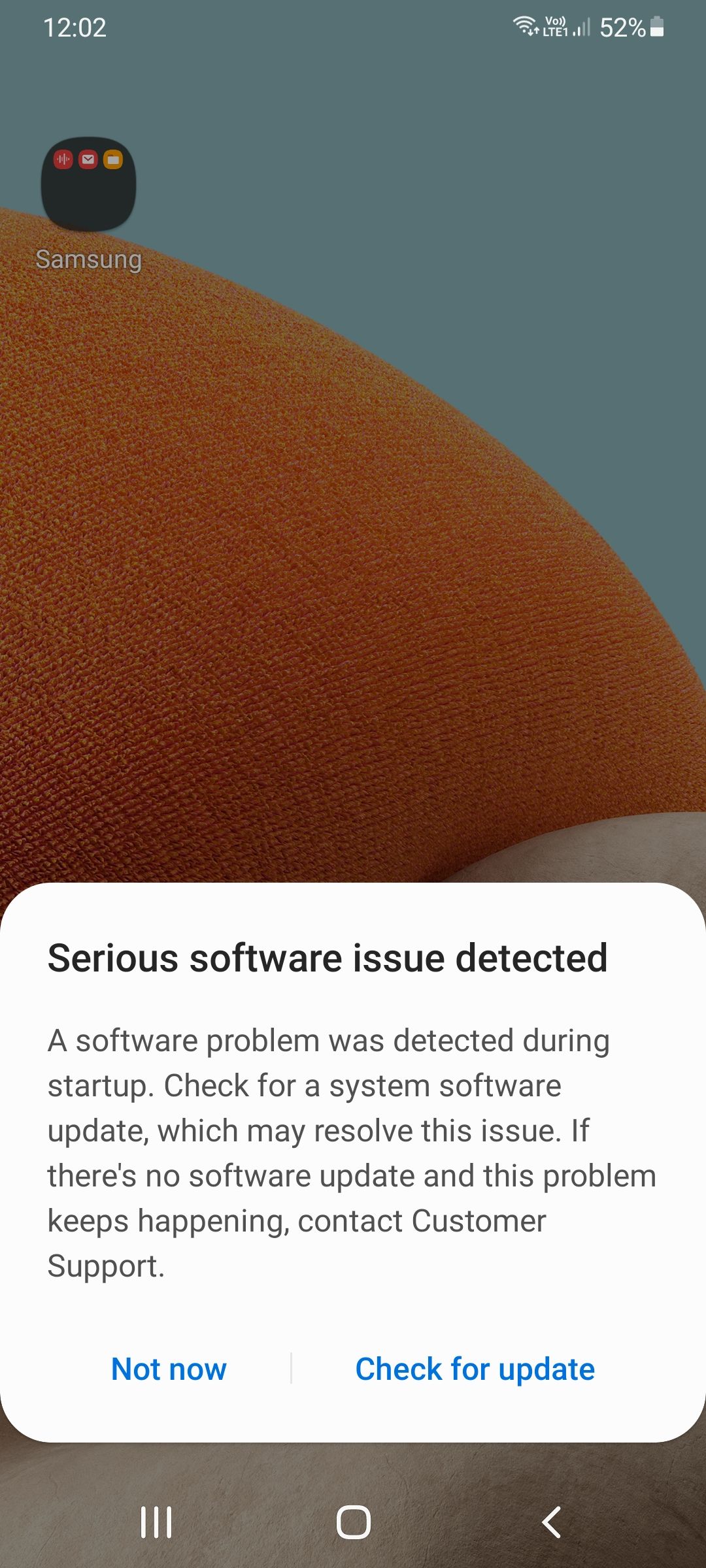 A32 Software issue - Samsung Members
